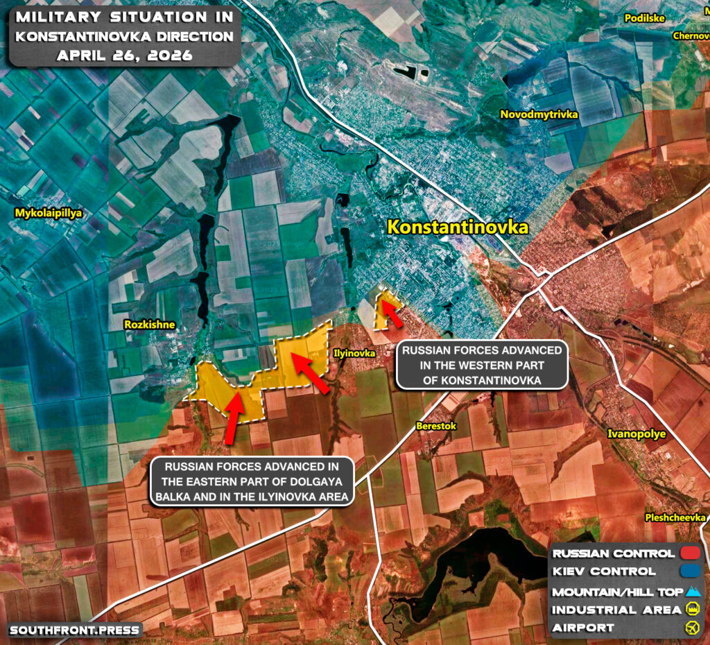 Military Situation In Ukraine On April 26, 2026 (Maps Update)
