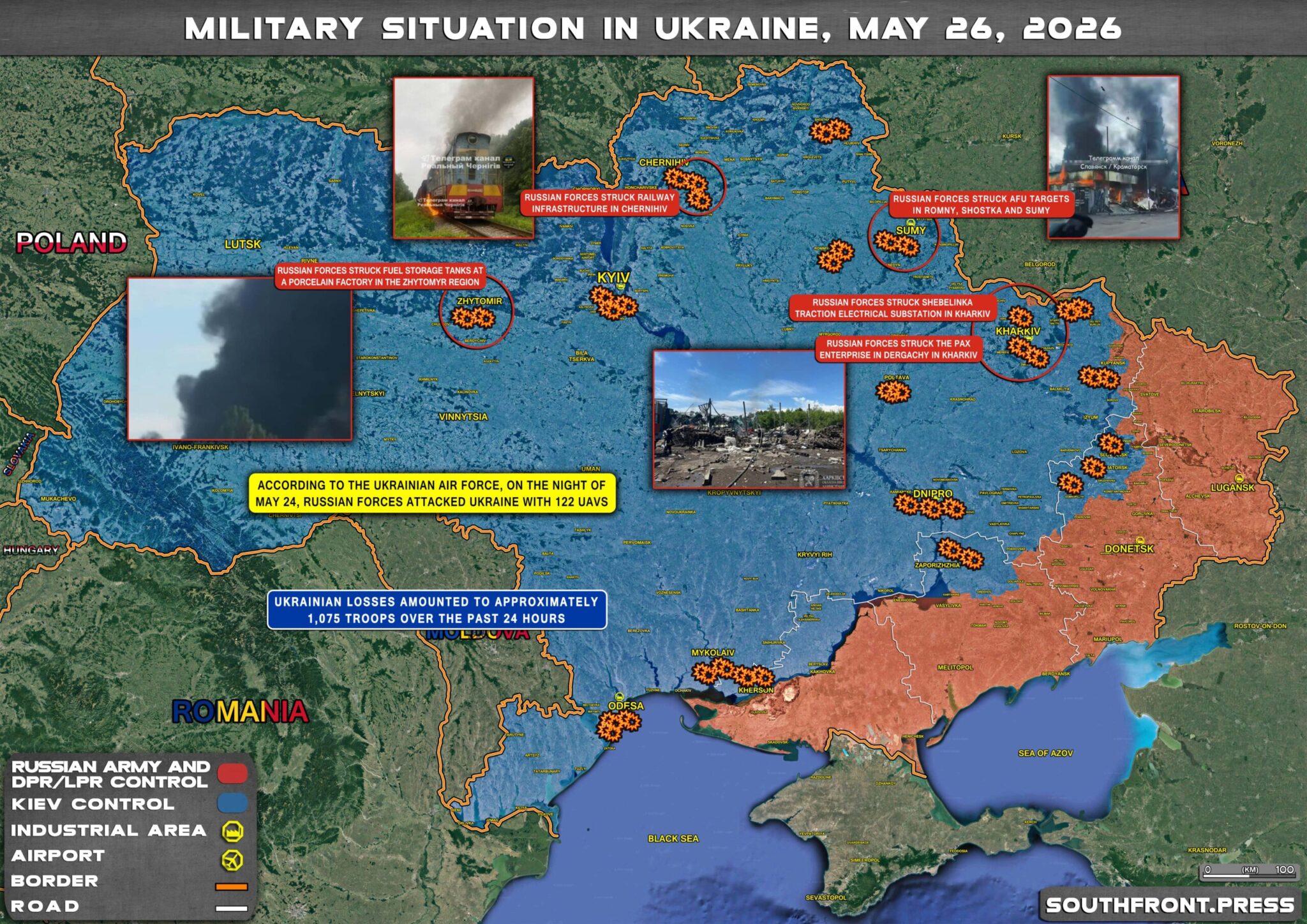Military Situation In Ukraine On May 26, 2026 (Maps Update)