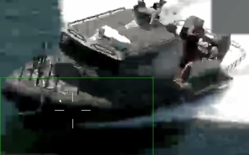 Russian Geran Drones Sank Ukrainian Boats With Special Forces (Video)
